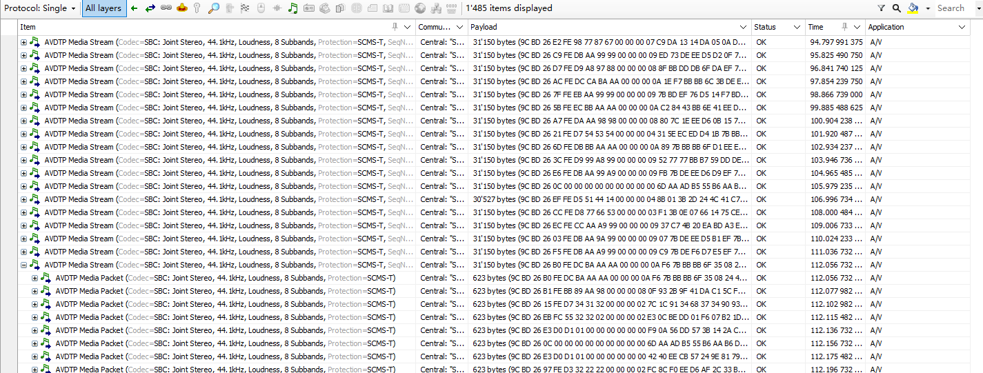 【蓝牙】分析仪使用及基本蓝牙数据包解析 | Jindu-Chen